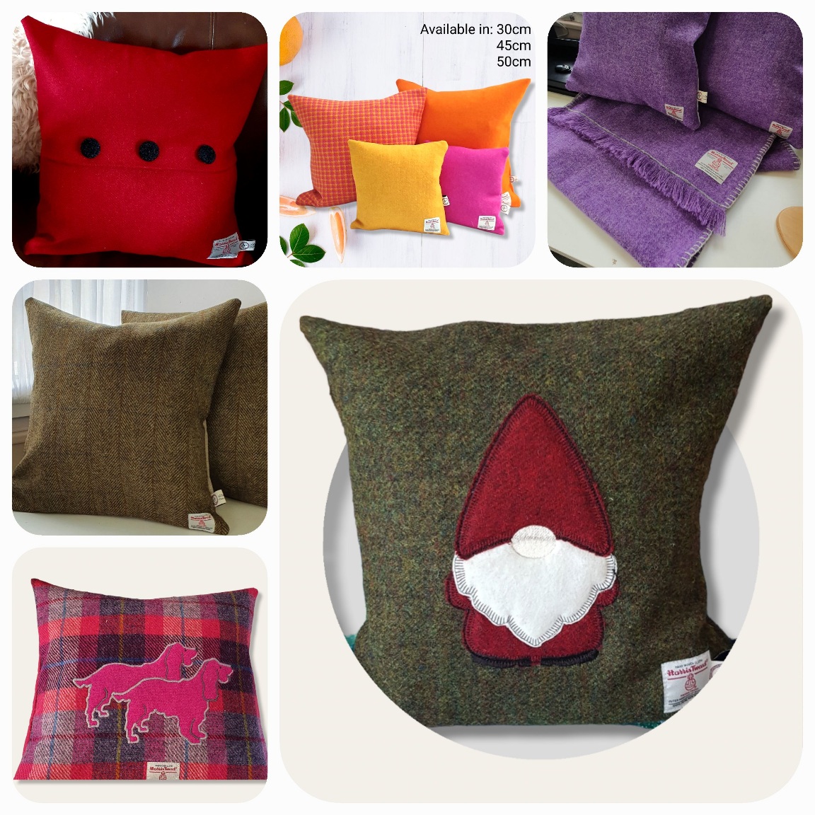 Handmade Harris Tweed® Cushions - Alba Craft