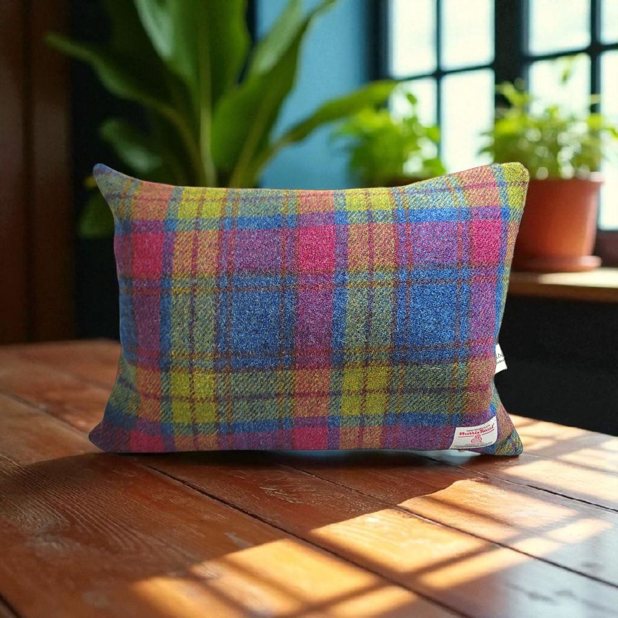 Contemporary Harris Tweed Cushion - Alba Craft